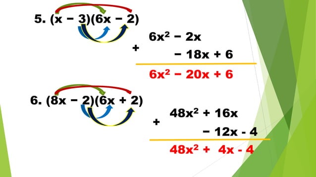 Multiplication of polynomials | PPTX | Technology & Computing