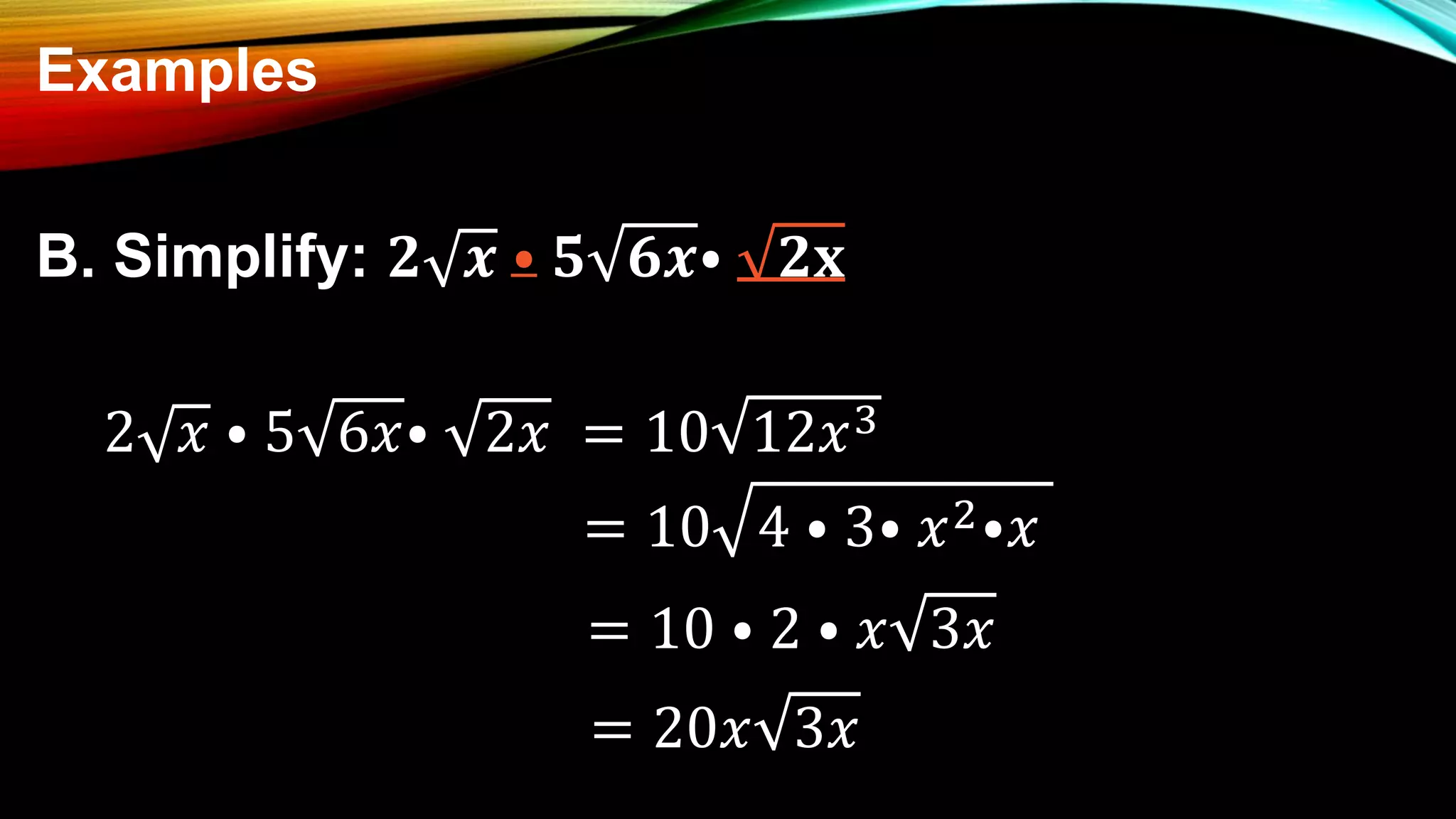 Multiplication on radicals.pptx
