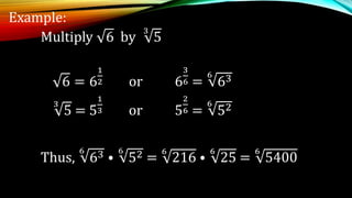 Multiplication on radicals.pptx
