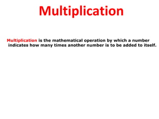 Multiplication | PPT