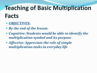 Multiplication presentation | PPTX