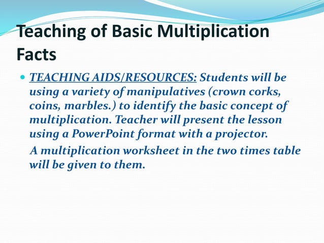 Multiplication presentation | PPTX | Primary Education | Education