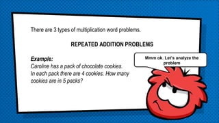 How to solve multiplication word problems | PPTX | Desserts and Baking ...