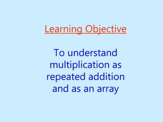 multiplication_repeated arrays for highschool .ppt