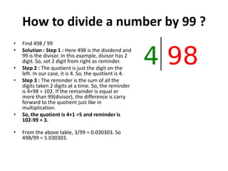 Multiplication shortcuts | PPTX