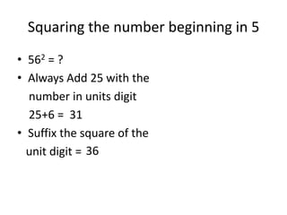 Multiplication shortcuts | PPTX