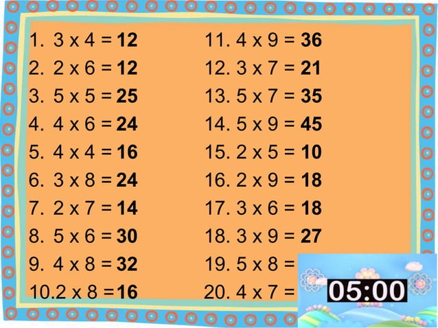 multiplicationtable.ppt