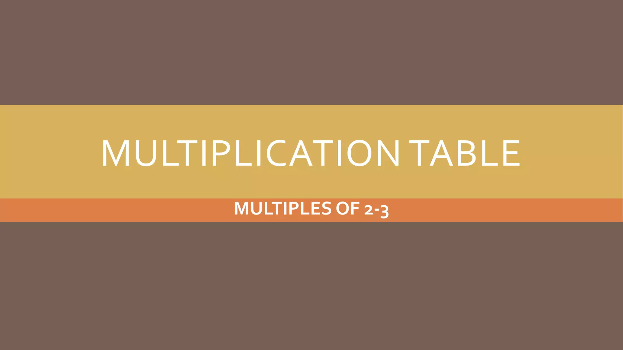 Multiplication table 4-5.pptx