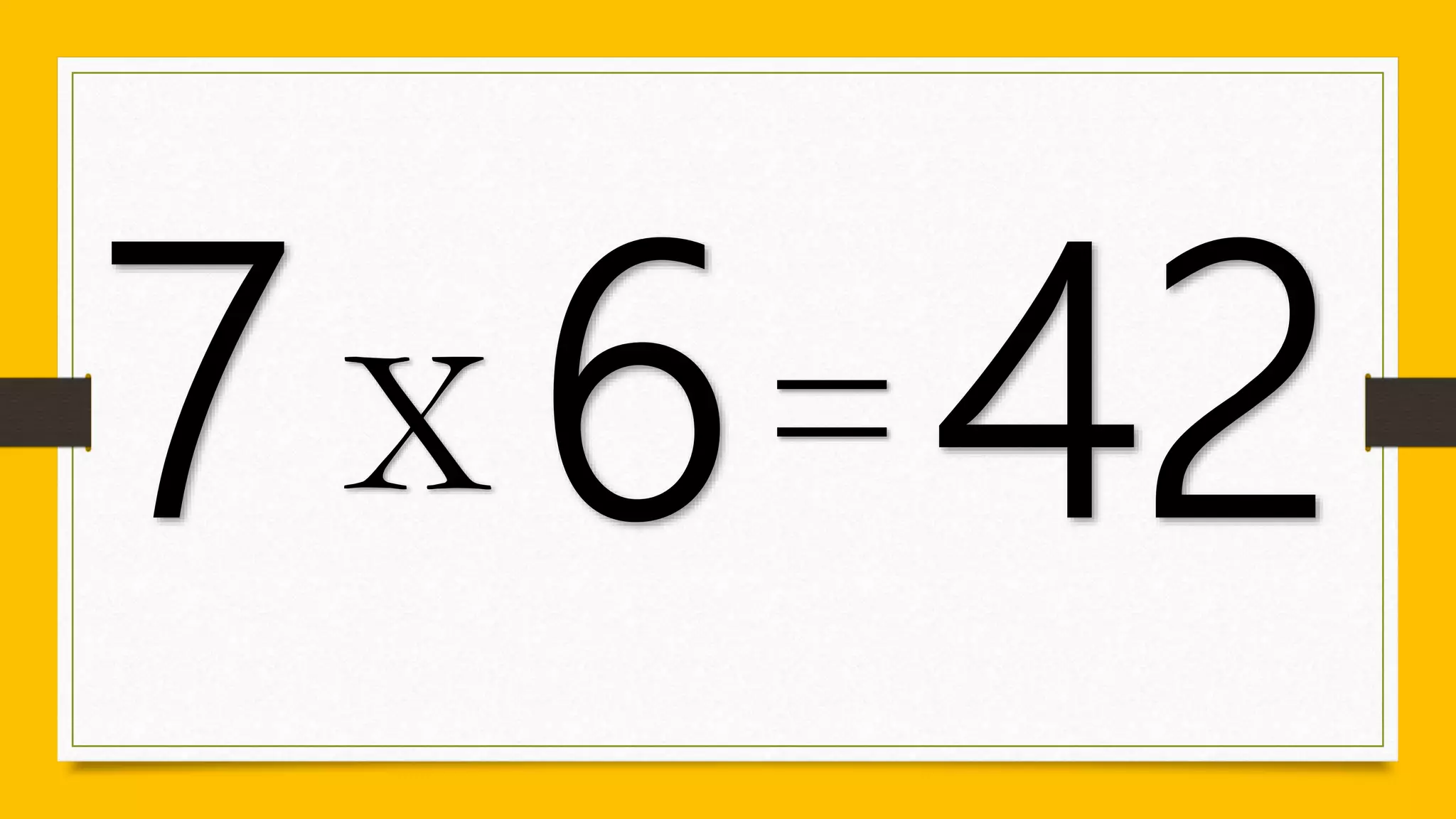 Multiplication table 6 and 7 | PPTX