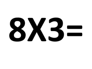 Multiplication table 8 & 9 | PPTX