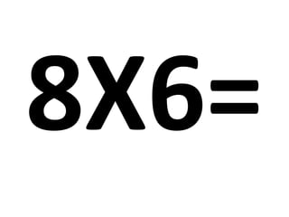 Multiplication table 8 & 9 | PPTX