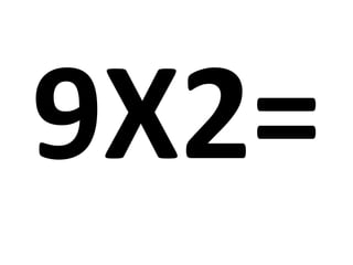 Multiplication table 8 & 9 | PPTX