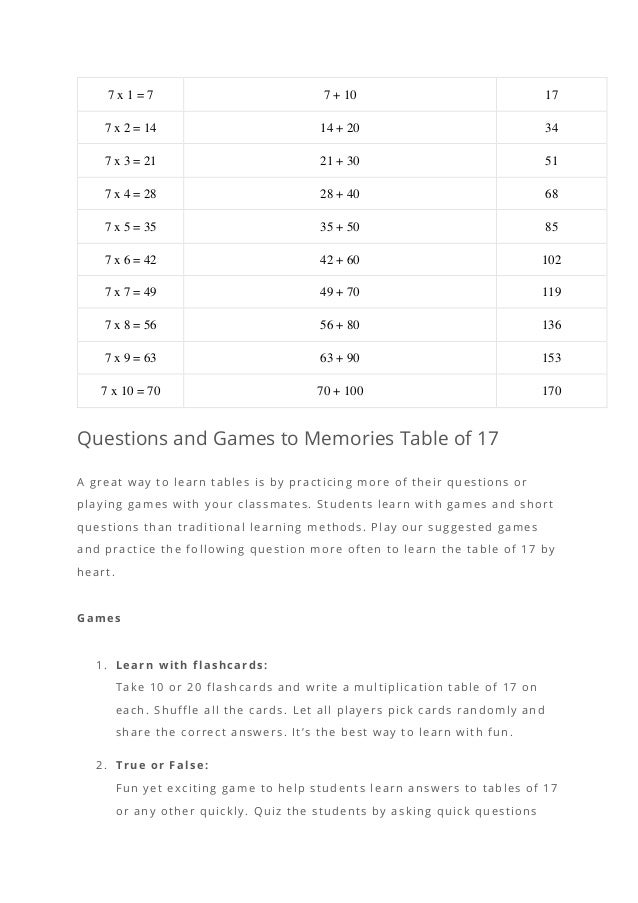 Multiplication Table of 17 [Tips for Memorization & Solved Examples].pdf