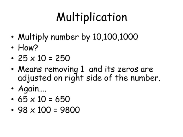 Multiplication through vedic maths, | PPTX
