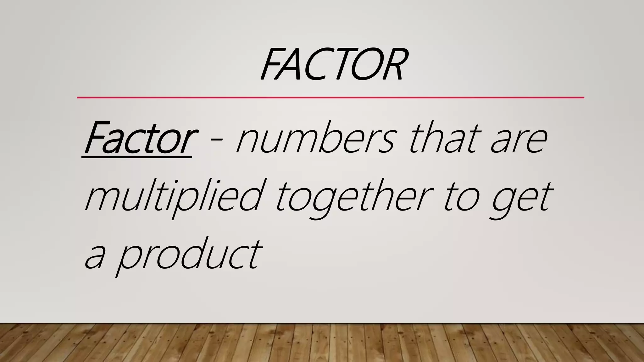Multiplication vocab pp | PPTX