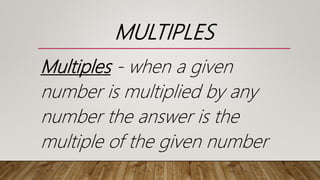 Multiplication vocab pp | PPT