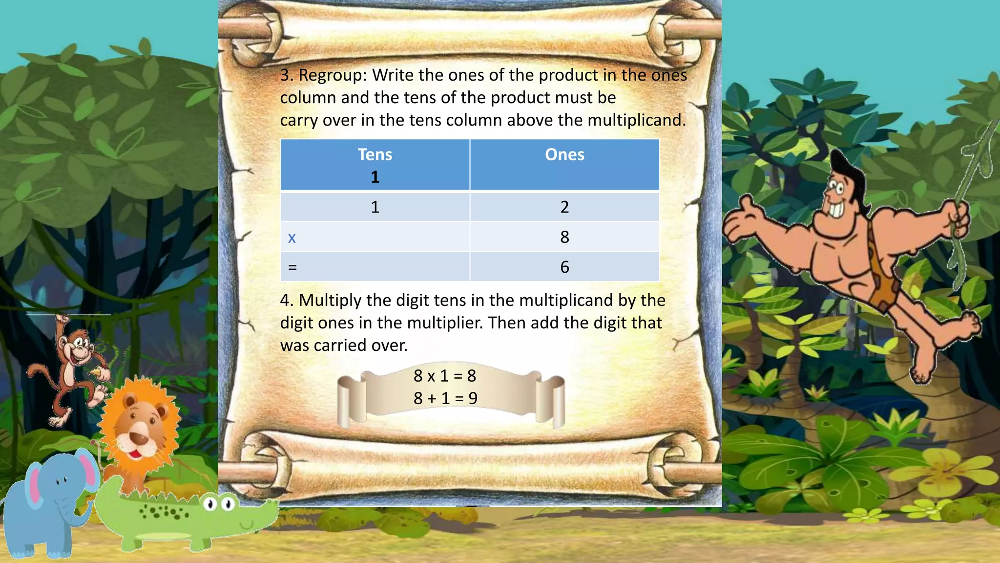 Multiplication with regrouping | PPTX