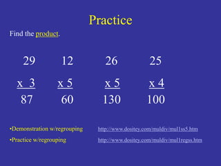 Multiplication with regrouping.ppt