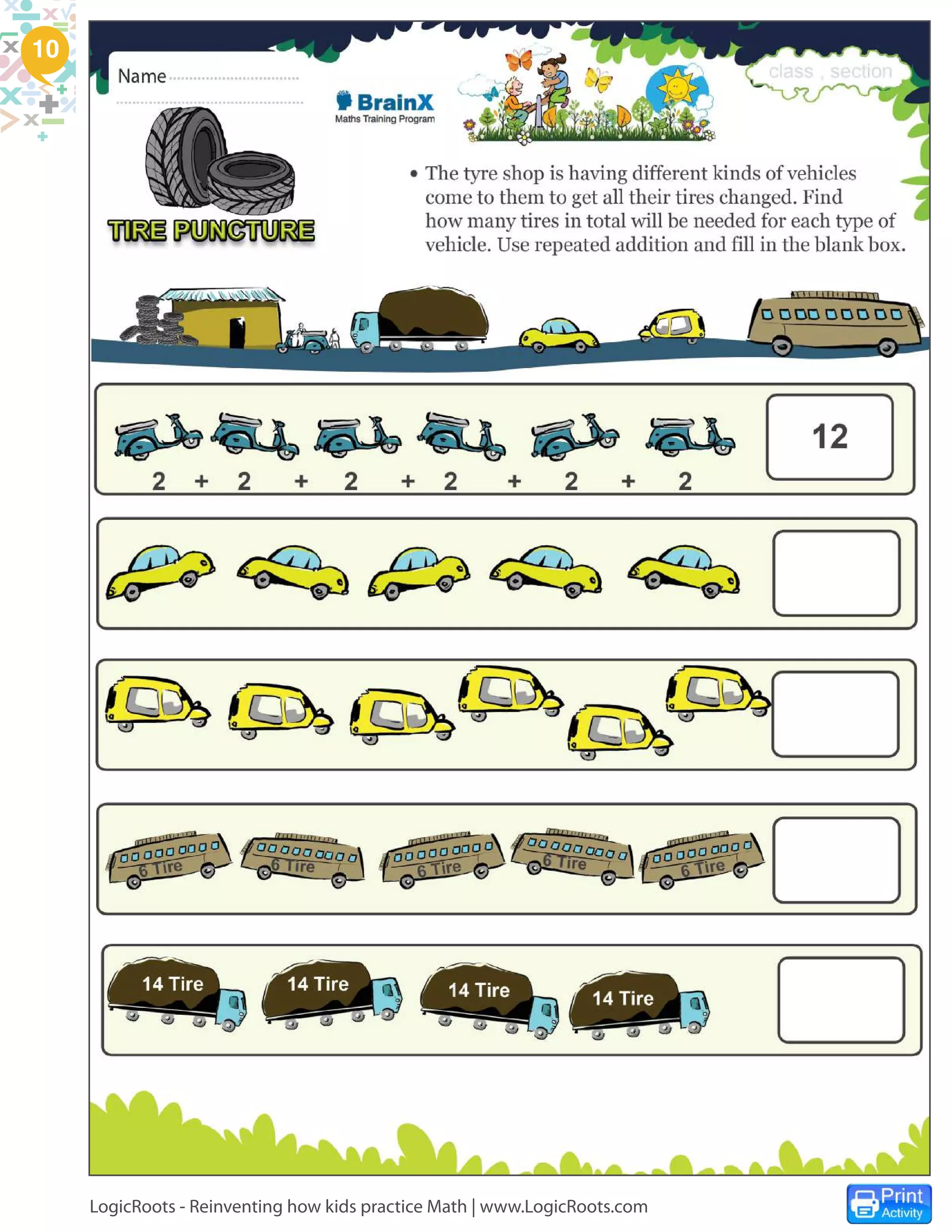 Multiplication table Board Game - Monster Sock Factory. 8 times more ...