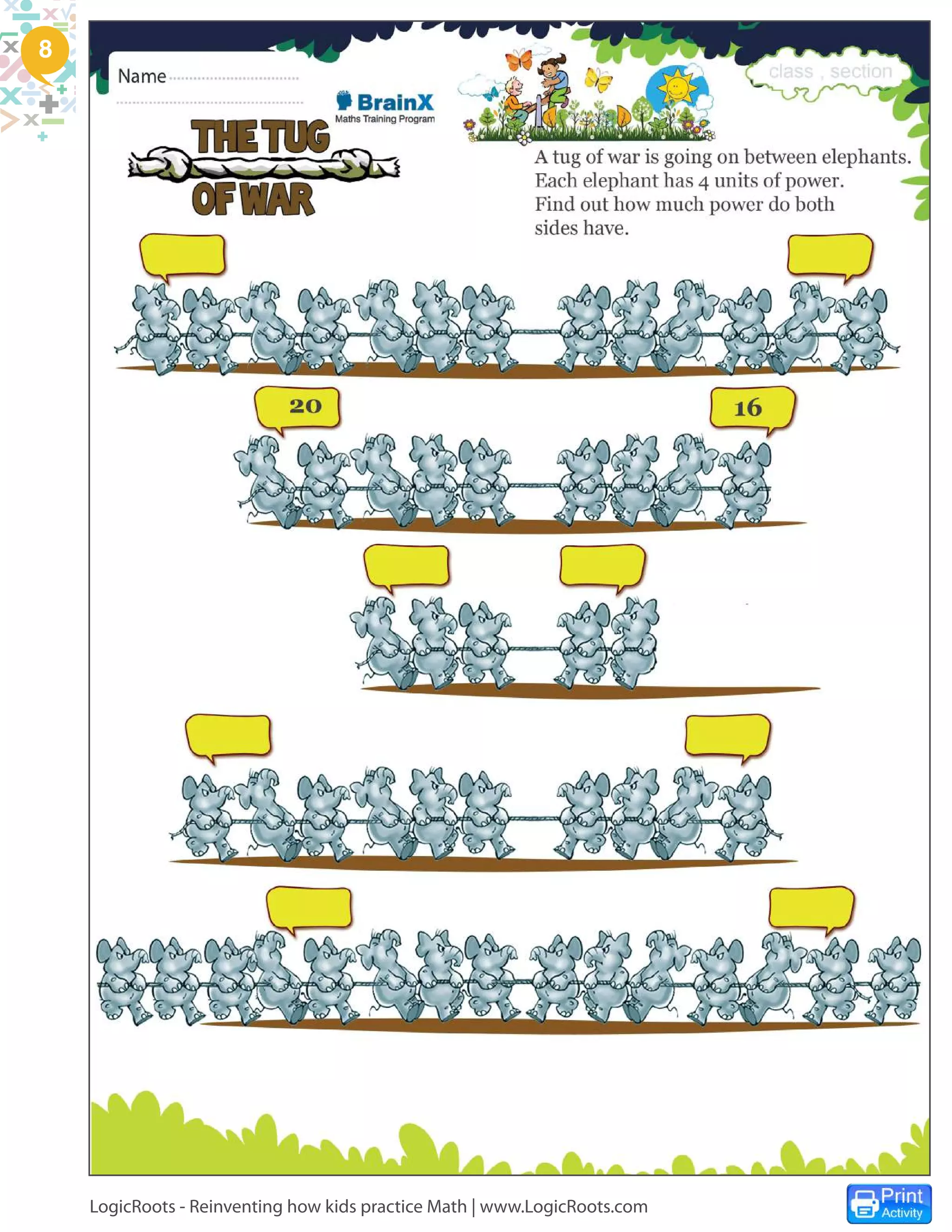 Multiplication table Board Game - Monster Sock Factory. 8 times more ...