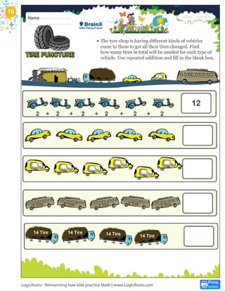 Multiplication table Board Game - Monster Sock Factory. 8 times more ...