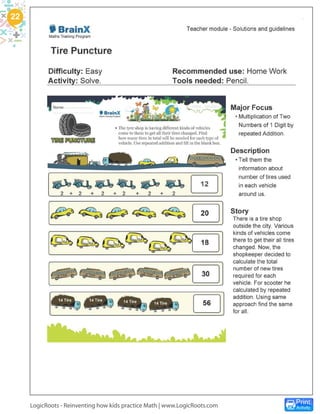 Multiplication table Board Game - Monster Sock Factory. 8 times more ...