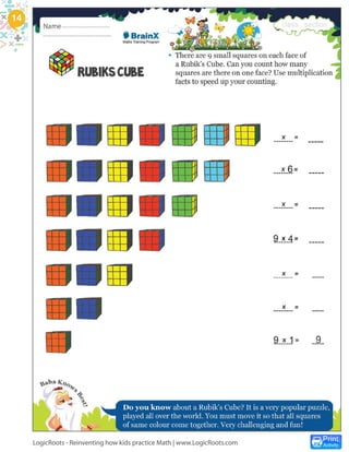 Multiplication Monster Worksheet