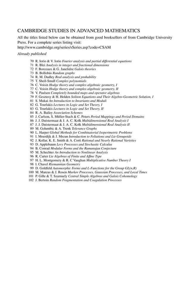 Multiplicative number theory i.classical theory cambridge | PDF ...