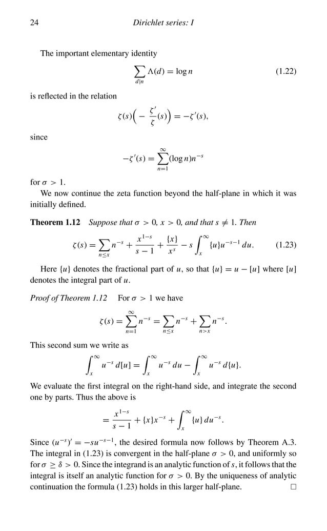 Multiplicative number theory i.classical theory cambridge | PDF ...