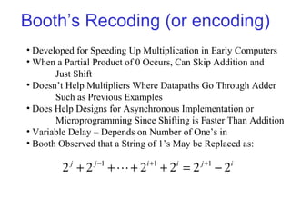 Booth Multiplier | PPT