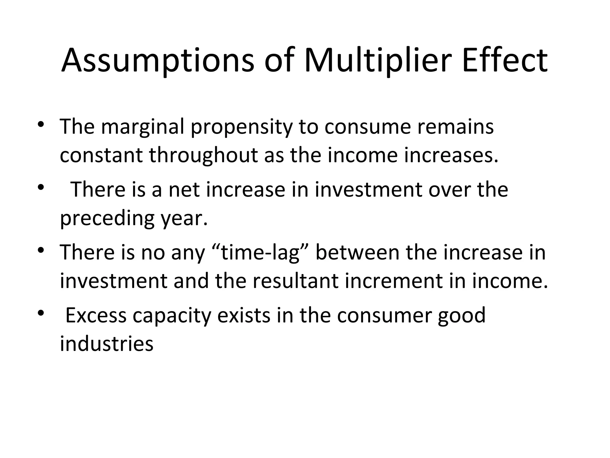 Multiplier analysis | PPT