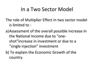 Multiplier analysis | PPT