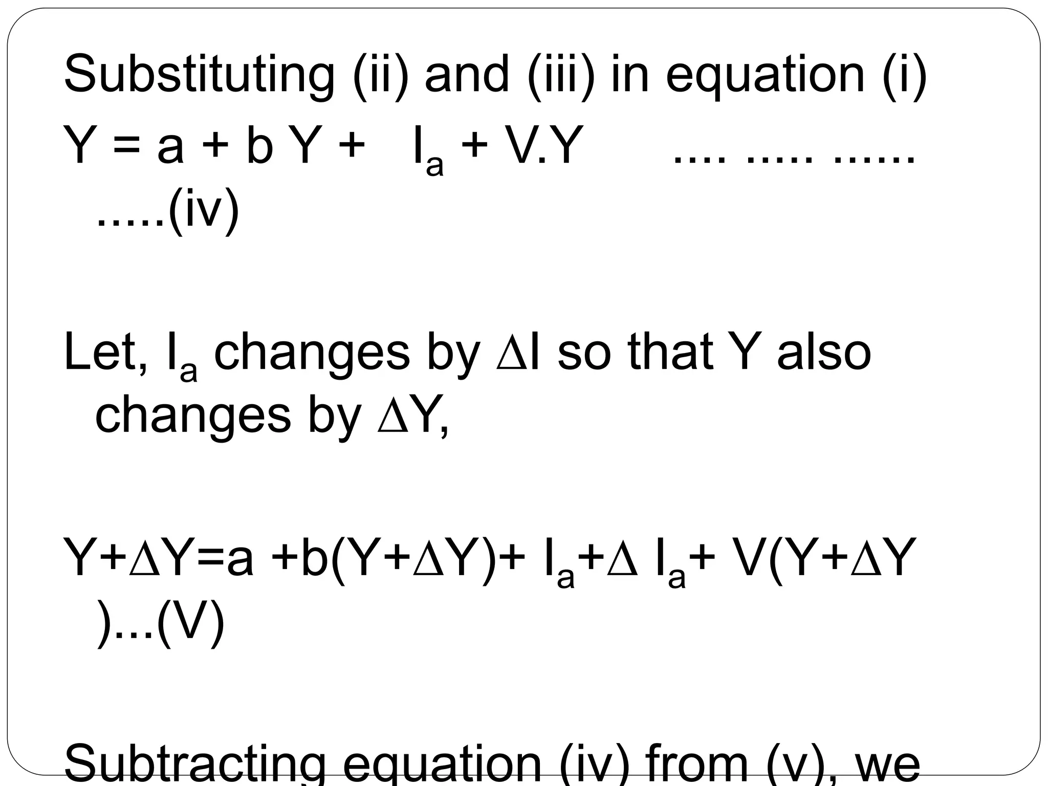 Investment Multiplier and Super multiplier | PPTX