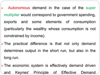 Investment Multiplier and Super multiplier | PPTX