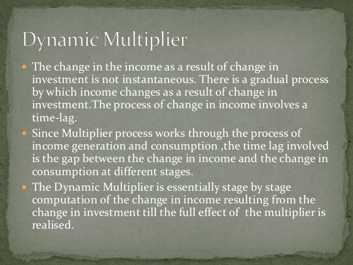 Multiplier Model in macro economics