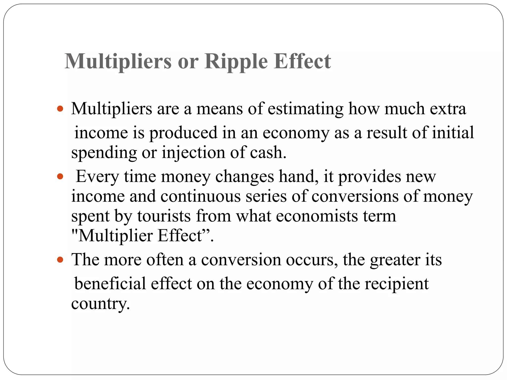 Multiplier effect and leakages | PPTX