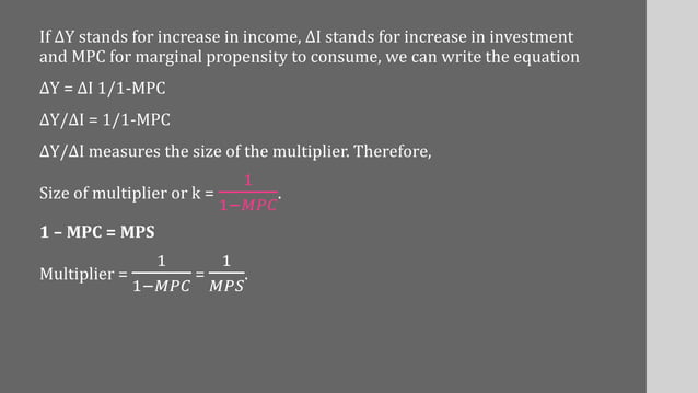 Multiplier Effect - Micro Economics | PPTX | Business Accounting ...
