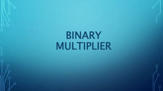 Multiplier presentation | PPT