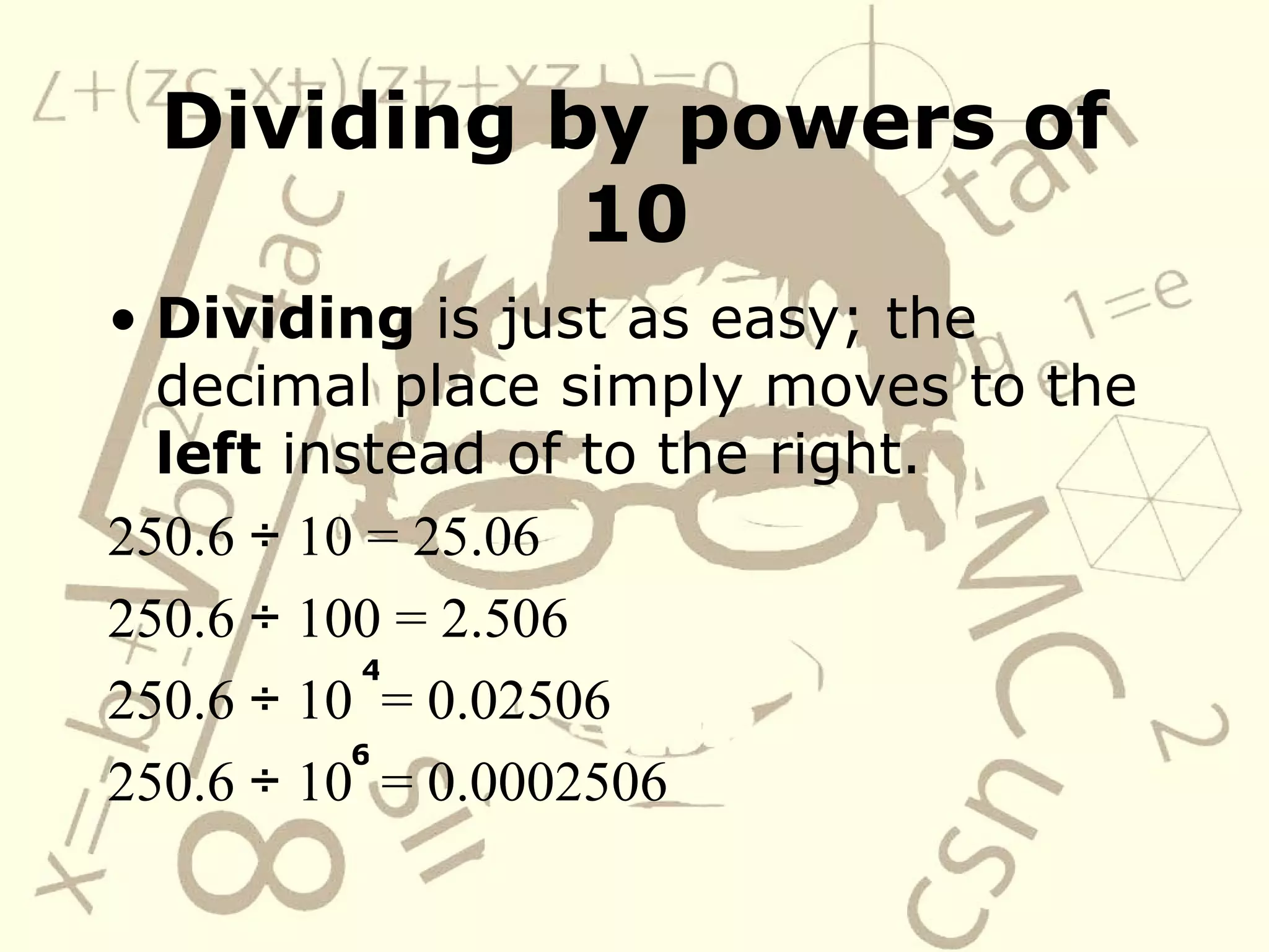Multiply And Divide Decimals By Powers Of 10 | PPT