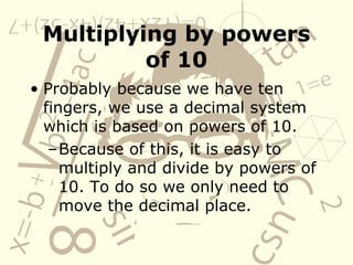 Multiply And Divide Decimals By Powers Of 10 | PPT