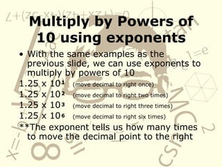 Multiply And Divide Decimals By Powers Of 10 | PPT