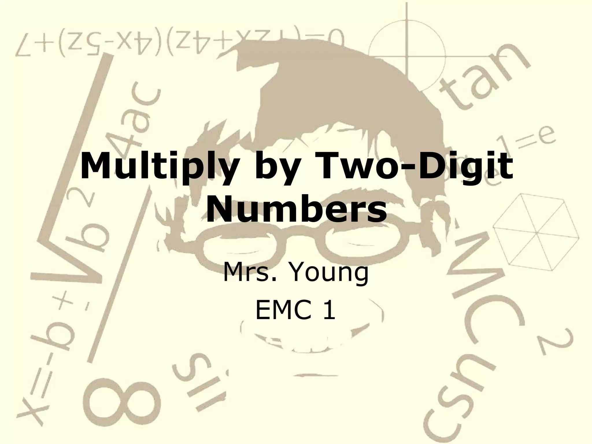 Multiply Two-Digit Numbers | PPT