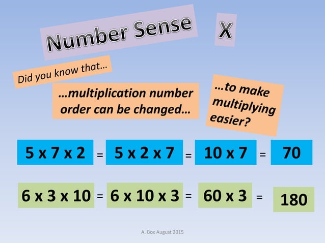 Multiply 3 single digit numbers | PPTX