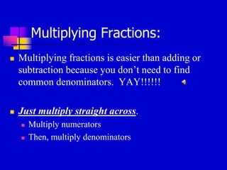 multiply and divide fractions.ppt | Homework and Study | Education