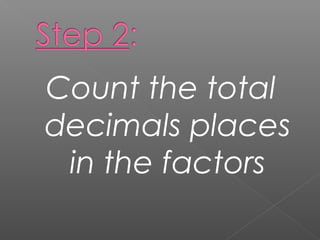 Multiply decimals | PPT