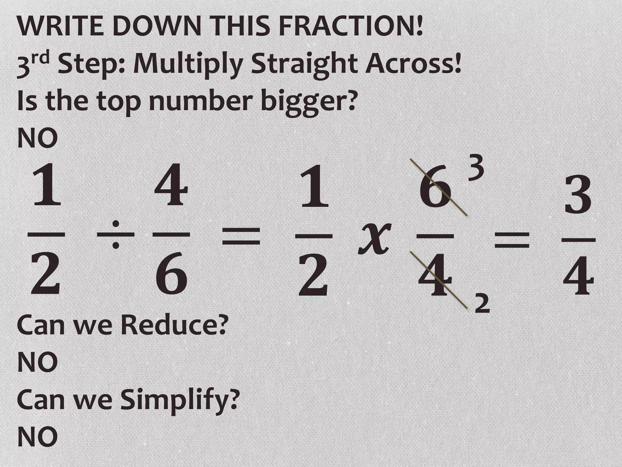 Multiply & Divide Fractions | PPTX