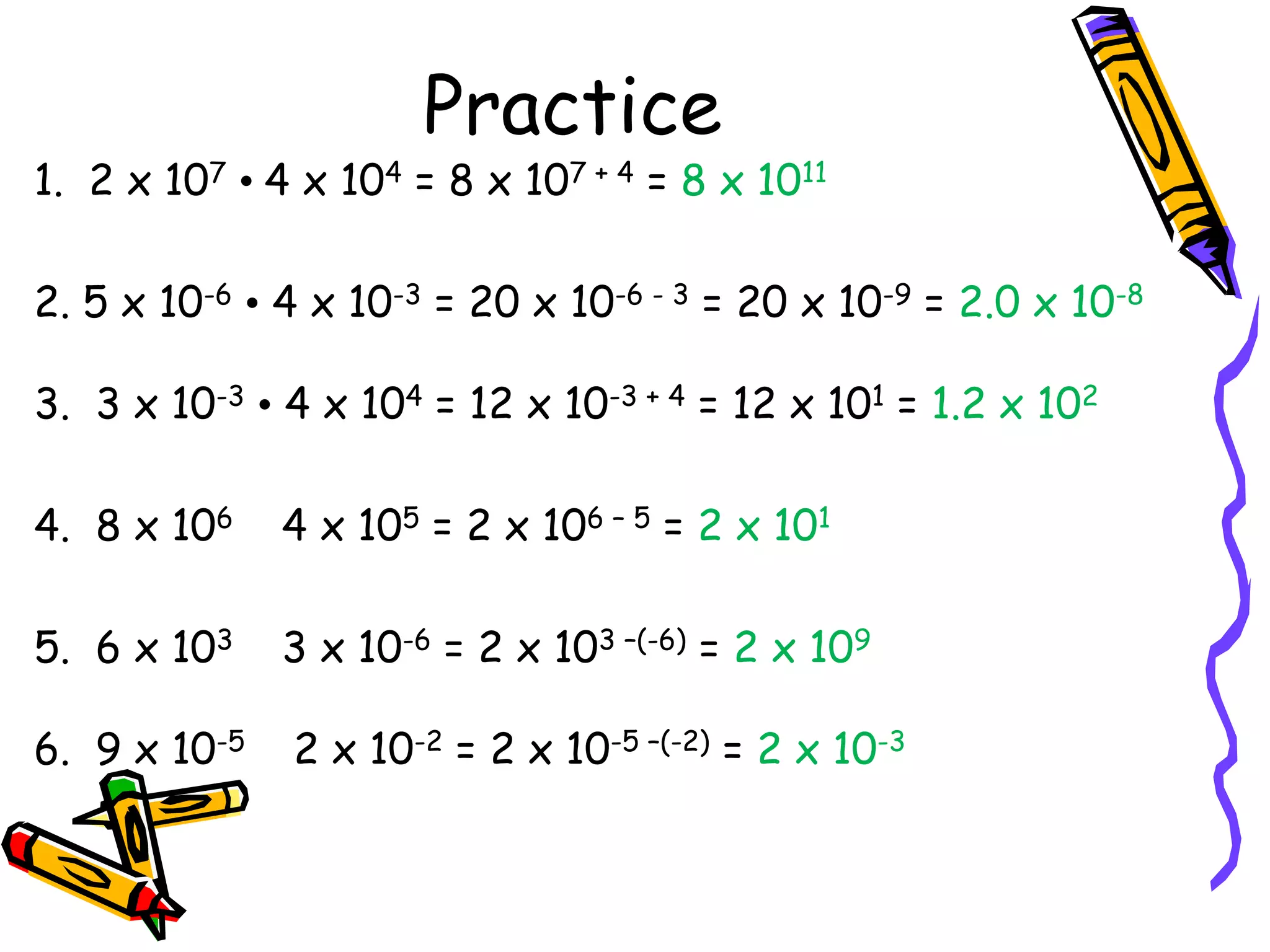 Multiply divide scientific notation edmodo 2013 14 | PPT