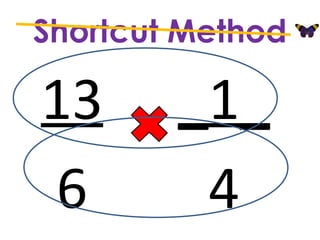 Multiply fractions shortcut | PPT