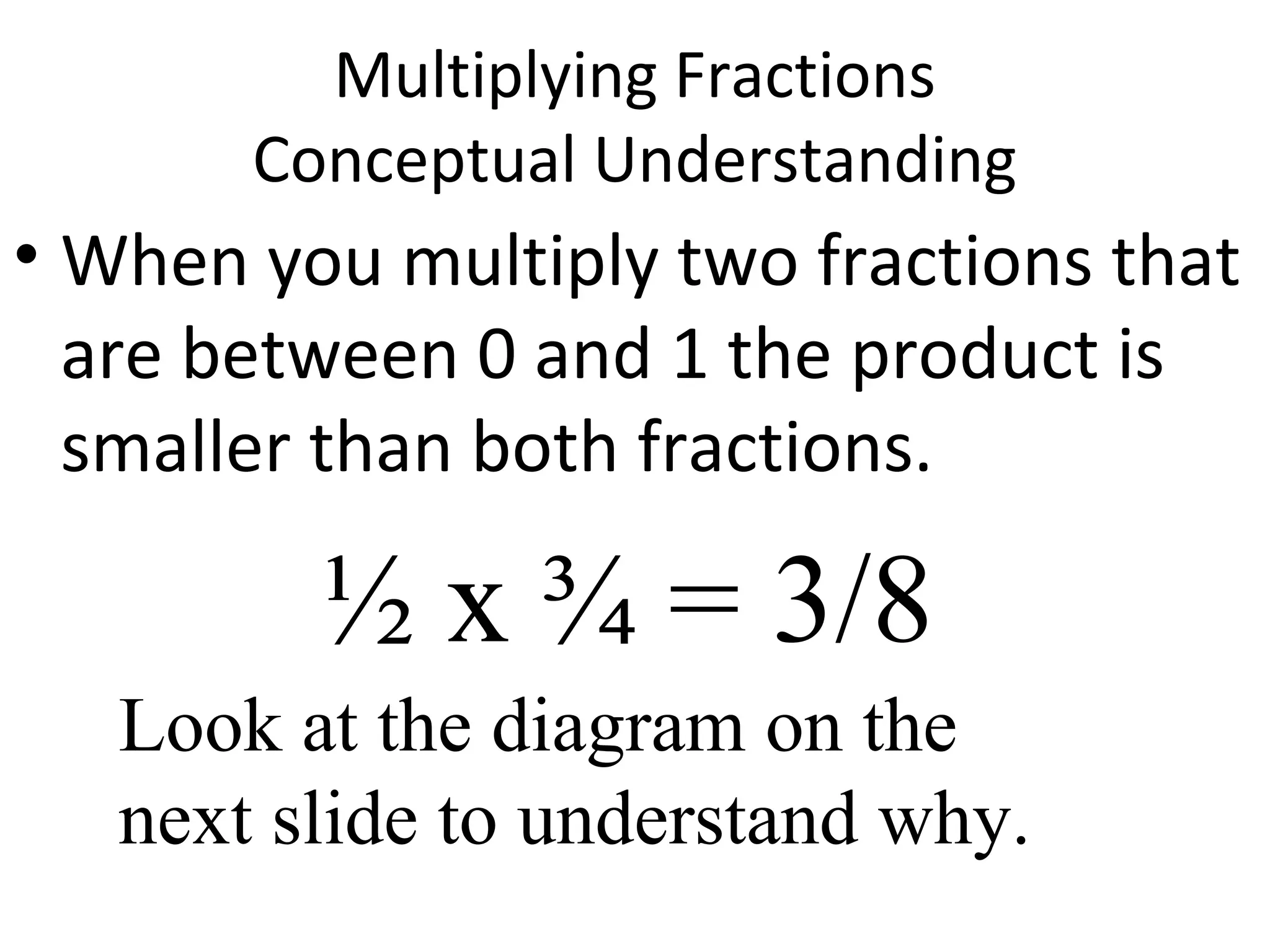 Multiplying Fractions | PPT