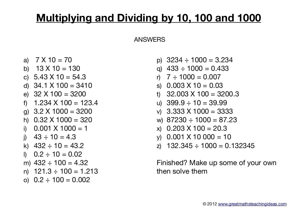 Multiplying and-dividing-by-10-100-and-1000